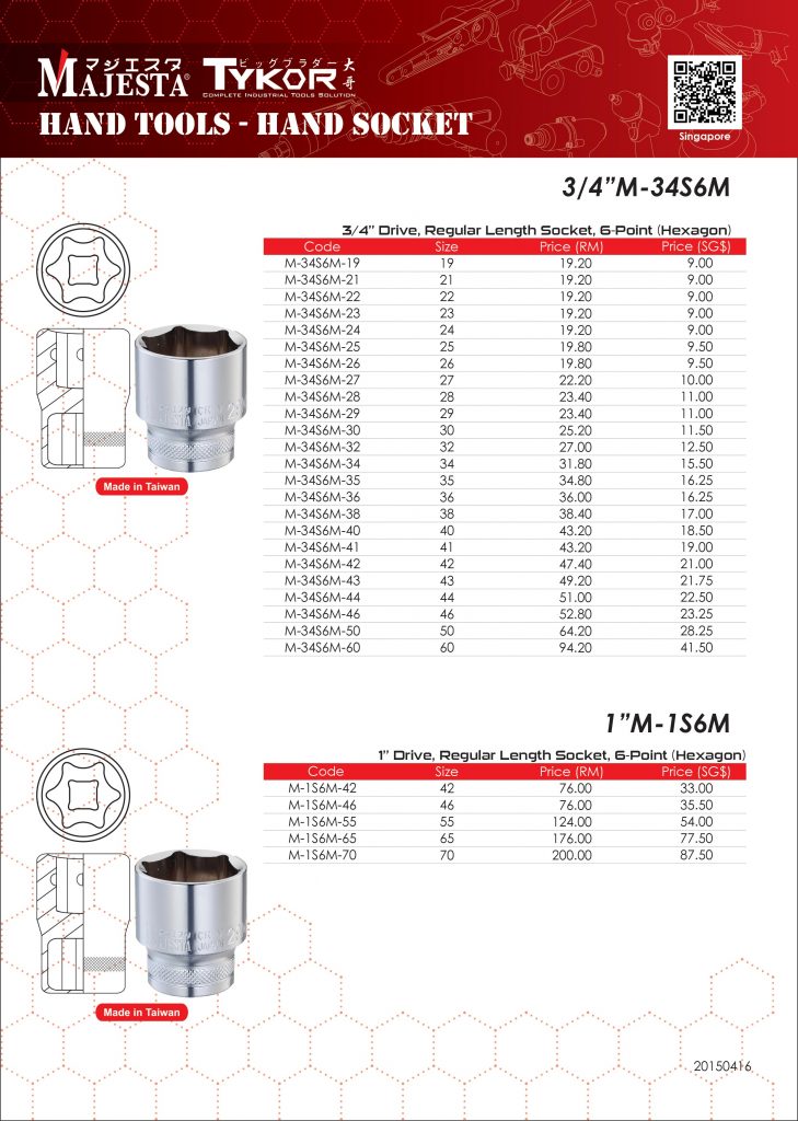 majesta-hand-tools-wth-sg-price-2-5 – Yihohin Hardware